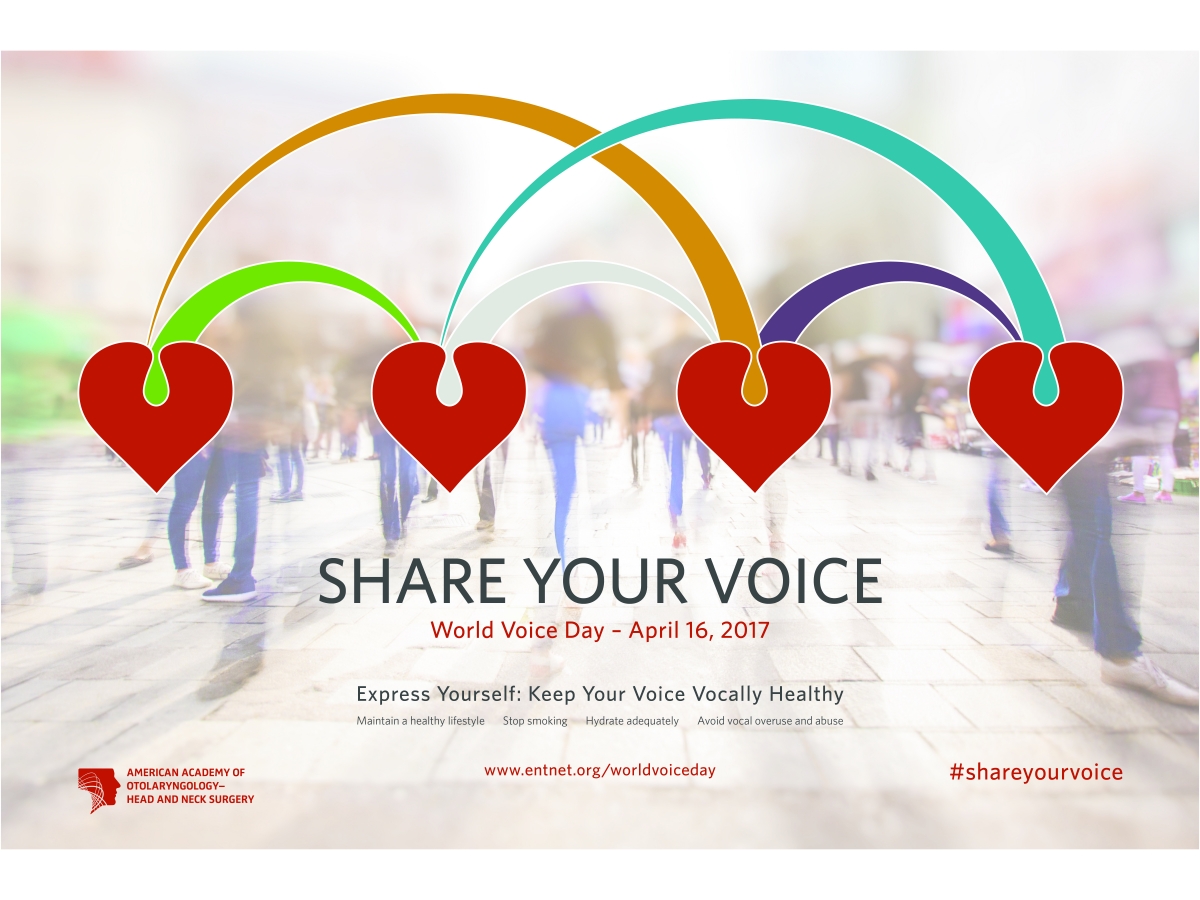 World Voice Day | American Academy of Otolaryngology-Head and Neck Surgery