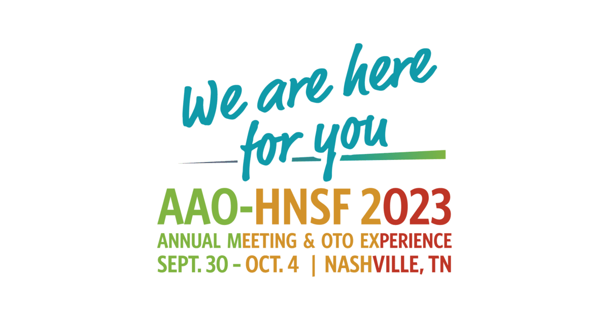 Ancillary/Affiliate Meeting Information - American Academy of Otolaryngology-Head and Neck ...